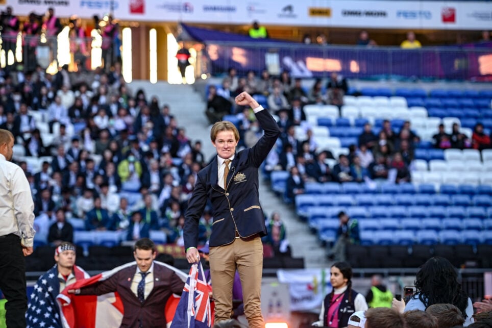 Harry blazed his way to win Bronze at the 47th WorldSkills Competition ...